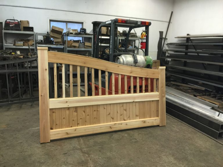 Solid Wood Gate - Gateway Automation Inc.